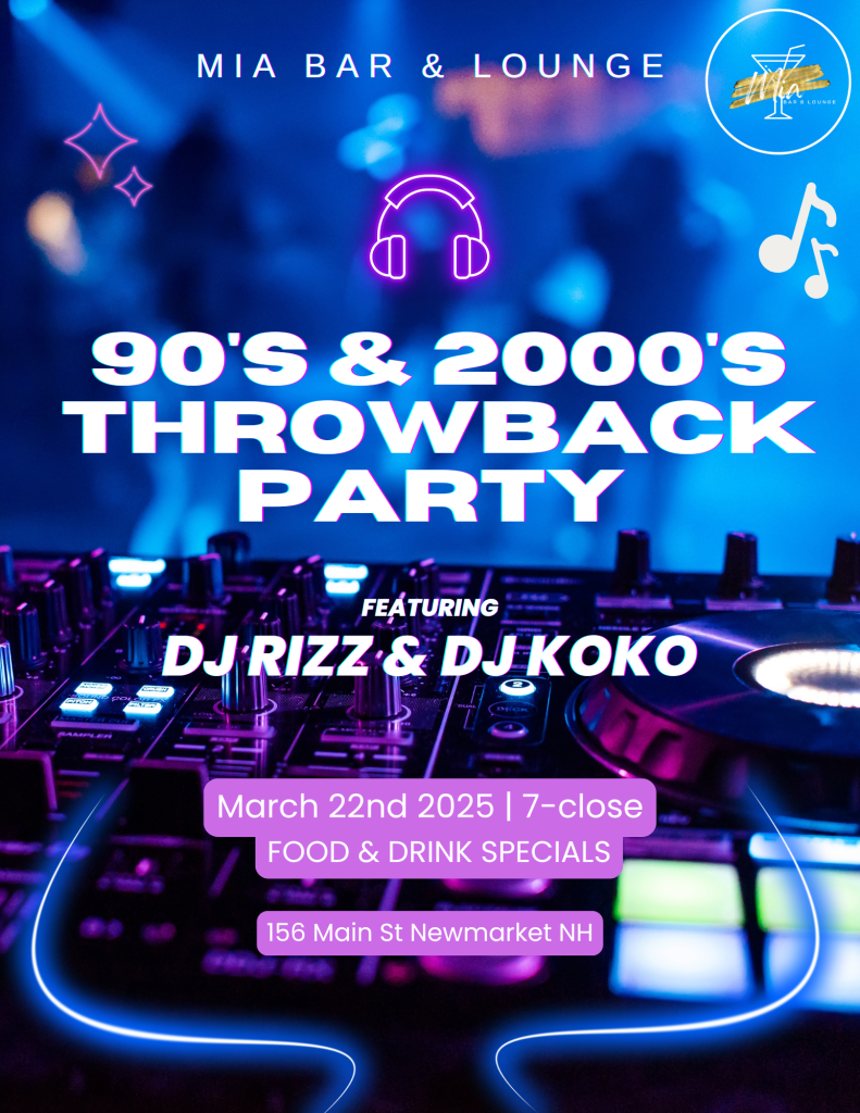 90's - 00's Throwback Party - Mia Bar & Lounge